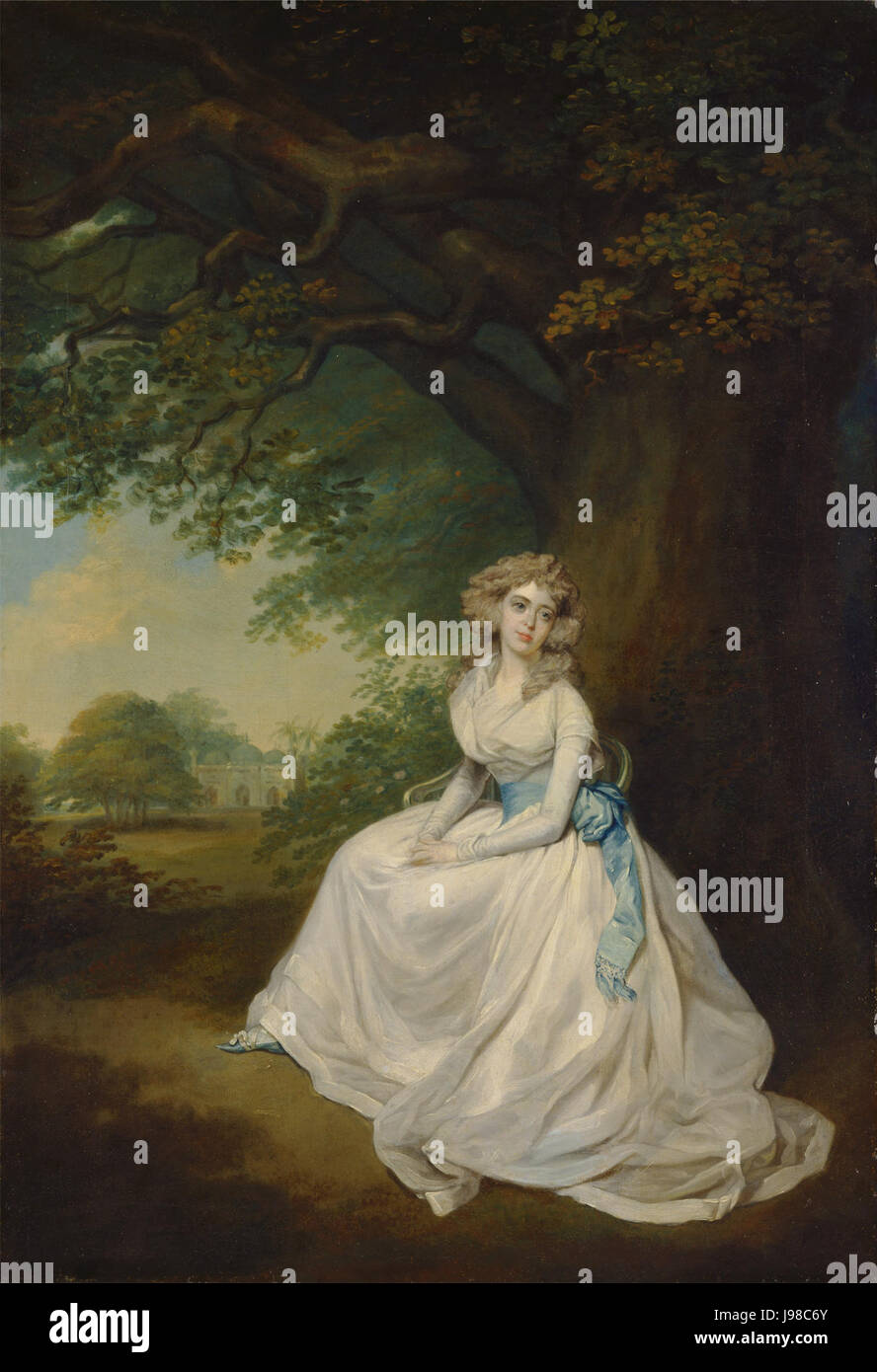 Arthur William Devis Lady Chambers Google Art Project Stock Photo - Alamy