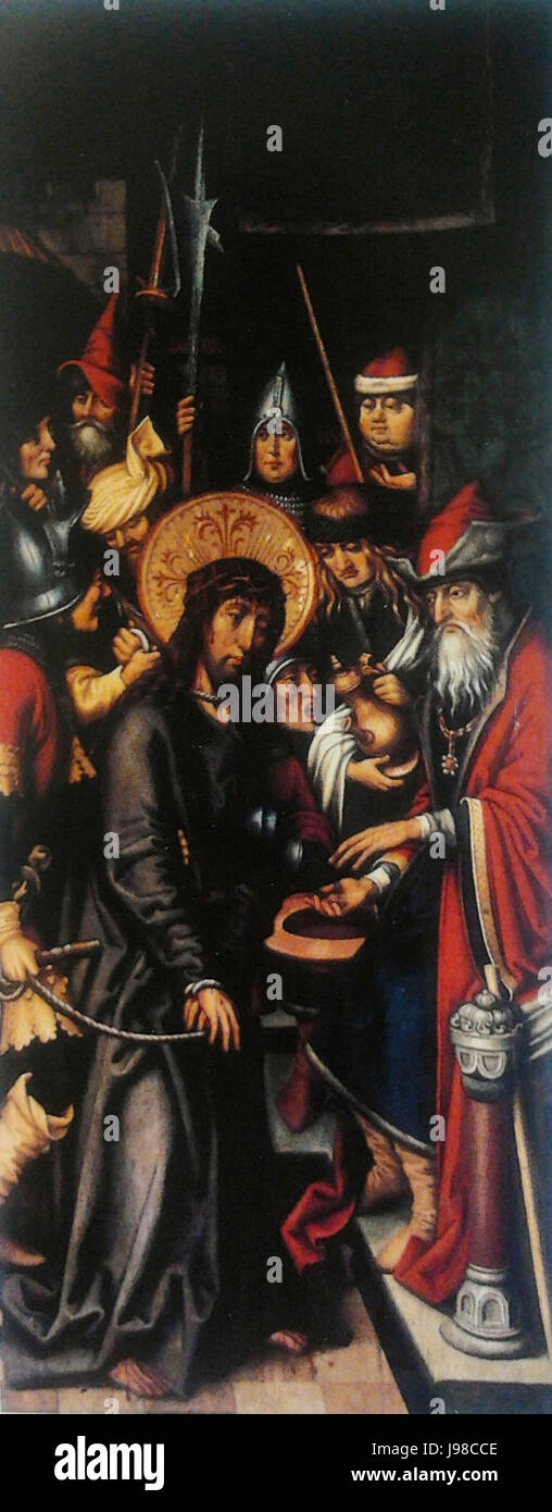 Holbein Christ before Pilate Stock Photo - Alamy