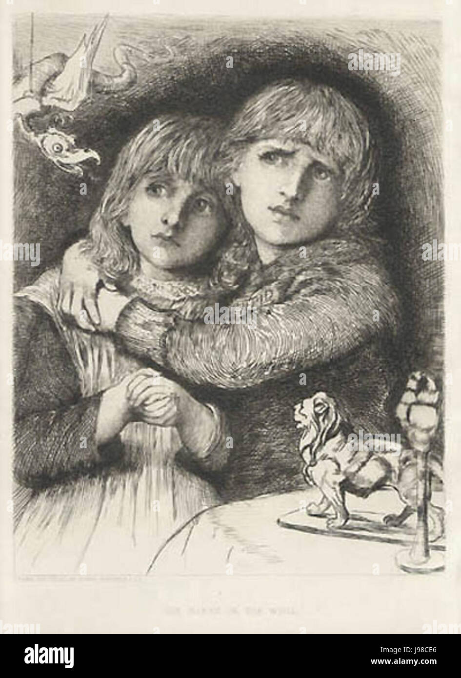 Hubert von Herkomer The Babes in the Wood Stock Photo - Alamy