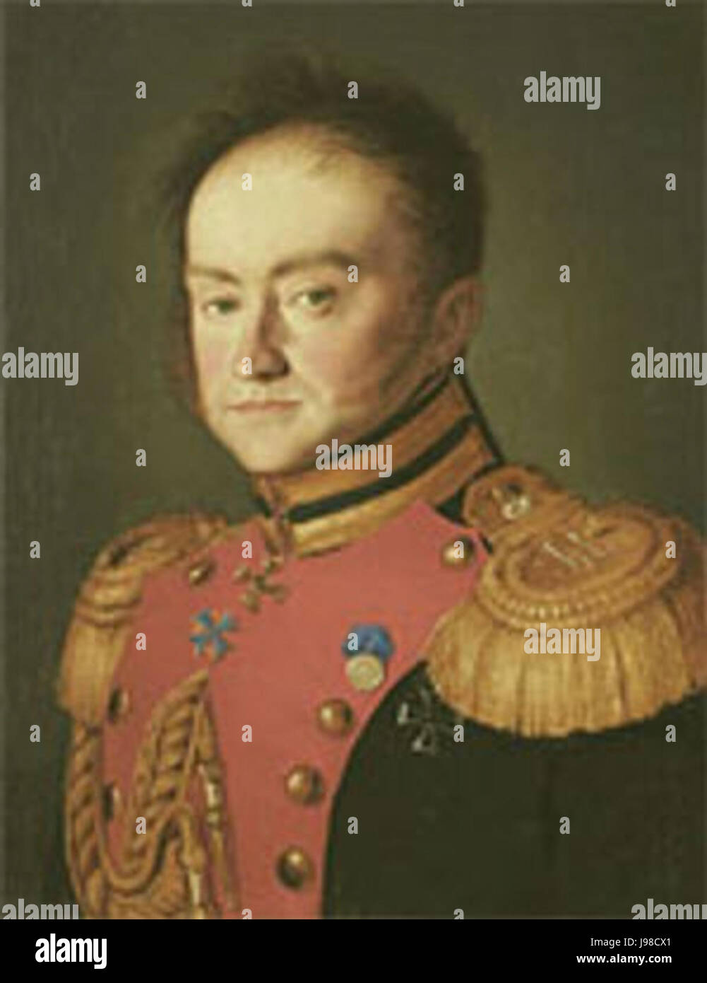 Nikolay Karlovich Sturler by A. Varnek Stock Photo - Alamy