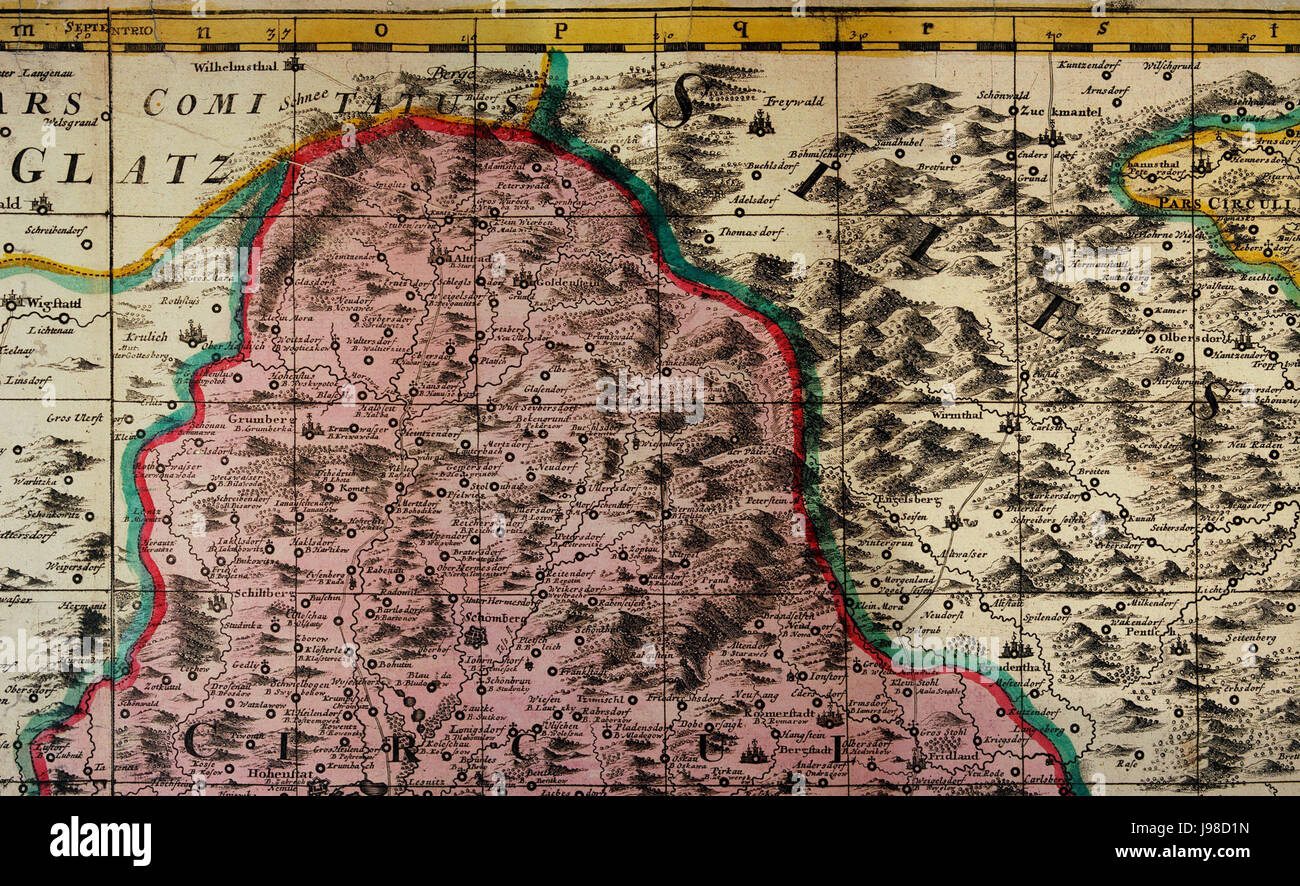 Moravia map hi-res stock photography and images - Alamy