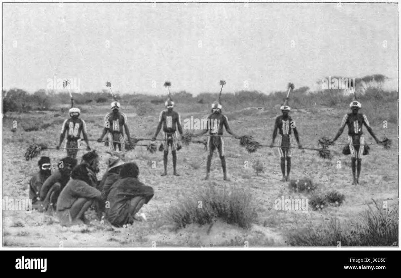 Native tribes of South East Australia Fig 15 Molongo dance Stock Photo ...