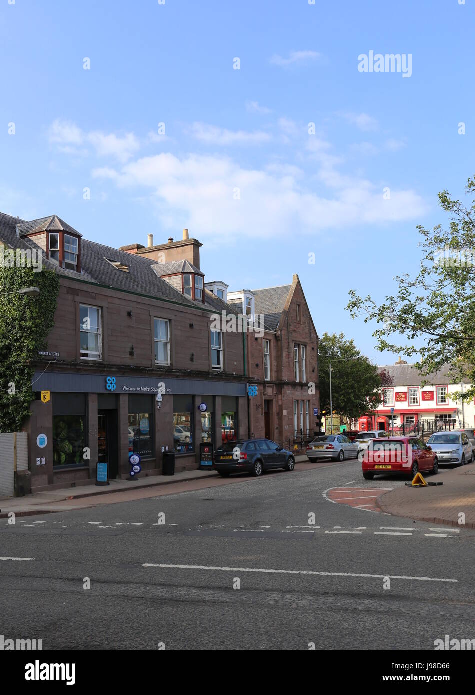Co Op Supermarket Market Square Alyth Scotland May 2017 Stock Photo - Alamy