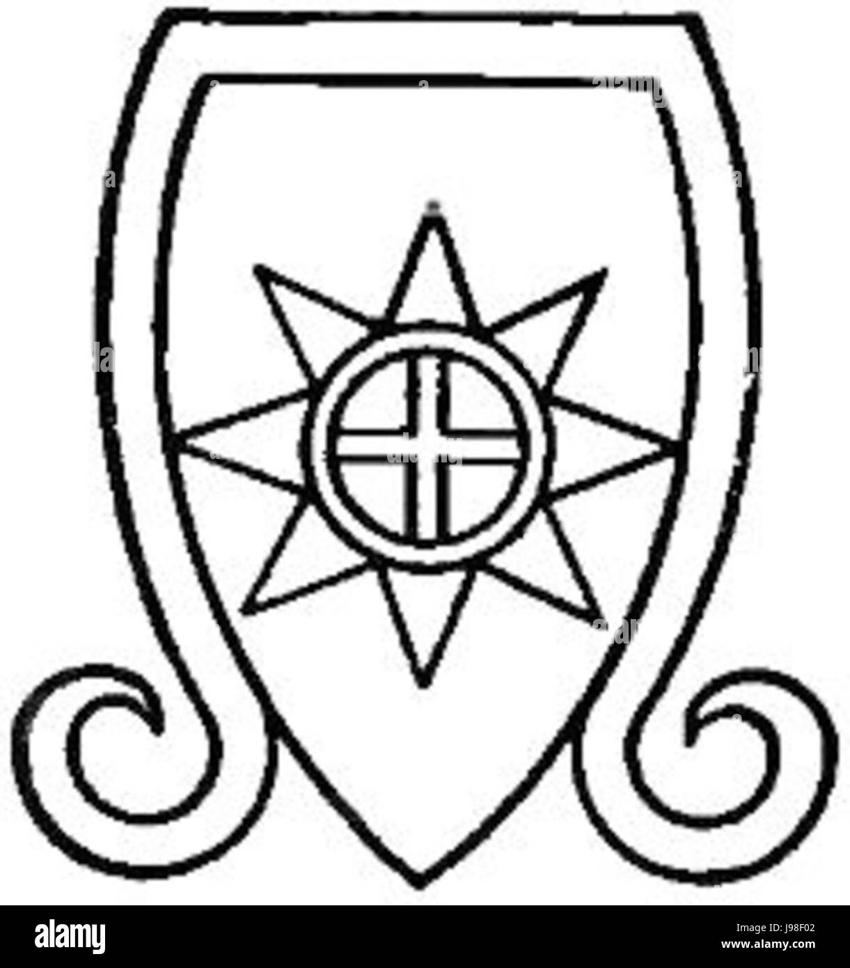 Crest figures Black and White Stock Photos & Images - Alamy