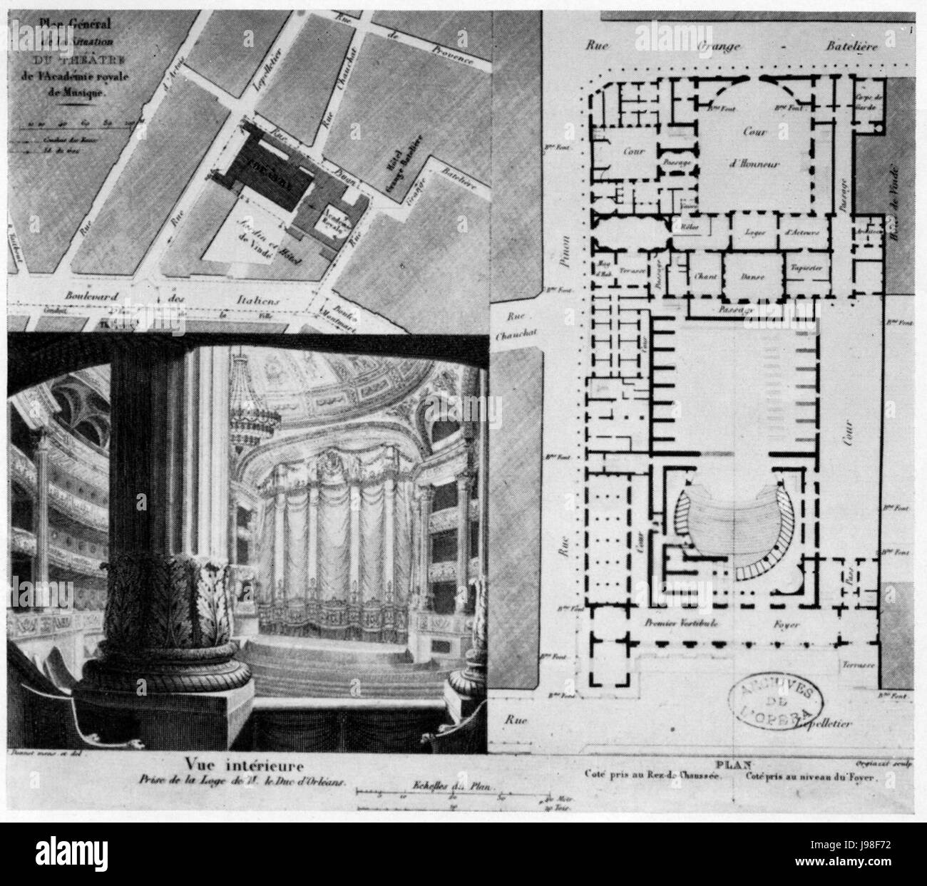 Paris Opera 1822 Stock Photo - Alamy