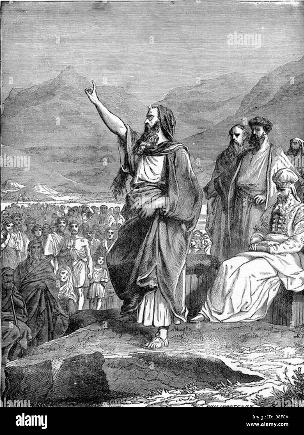 Moses speaks hi-res stock photography and images - Alamy