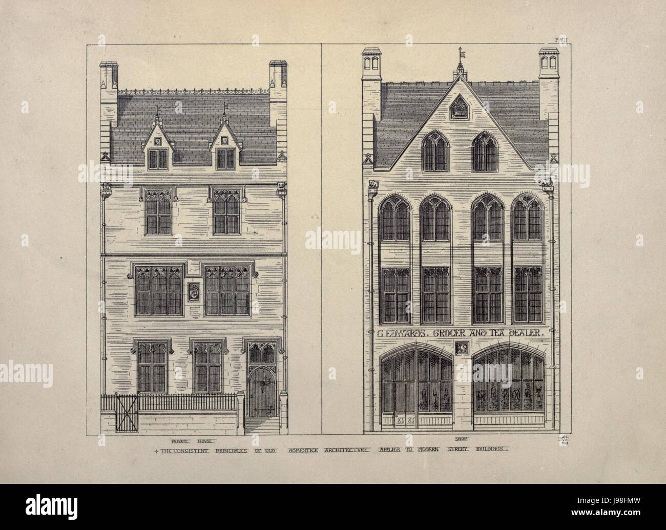 Pugin principles Stock Photo - Alamy