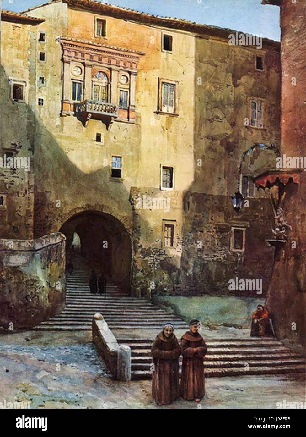 Roesler Franz Palazzo Borgia Stock Photo - Alamy