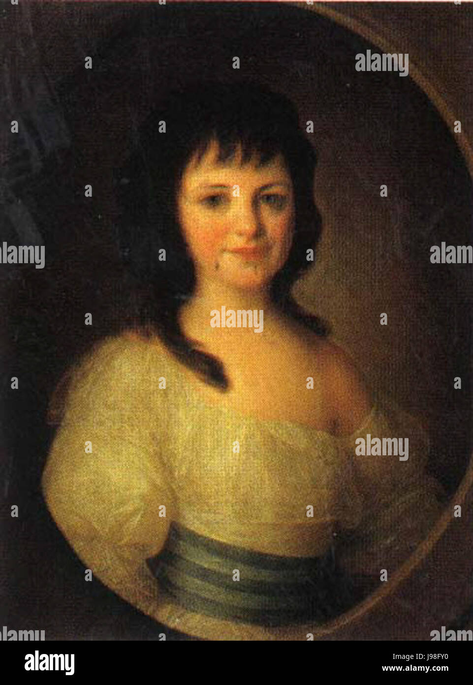 Praskovia Artemievna Vorontsova by Rokotov Stock Photo - Alamy
