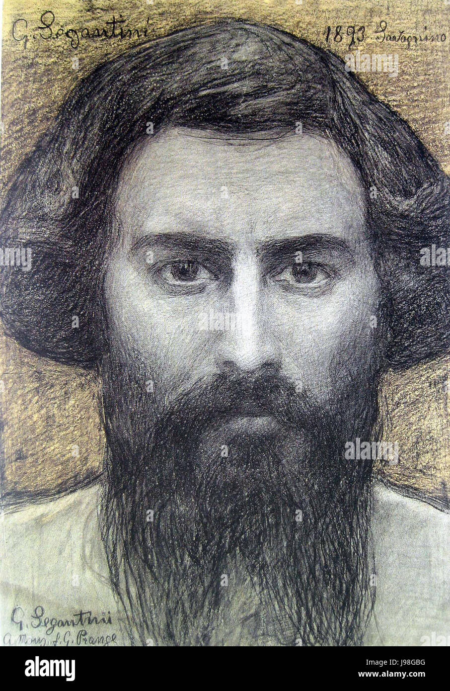 Giovanni segantini portrait hi-res stock photography and images - Alamy