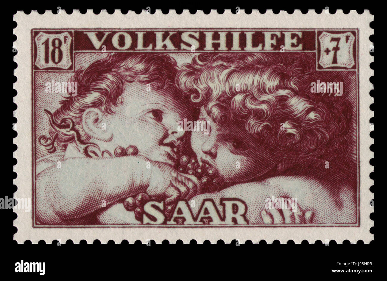 Saar 1953 345 Peter Paul Rubens Caritas Detail Stock Photo - Alamy