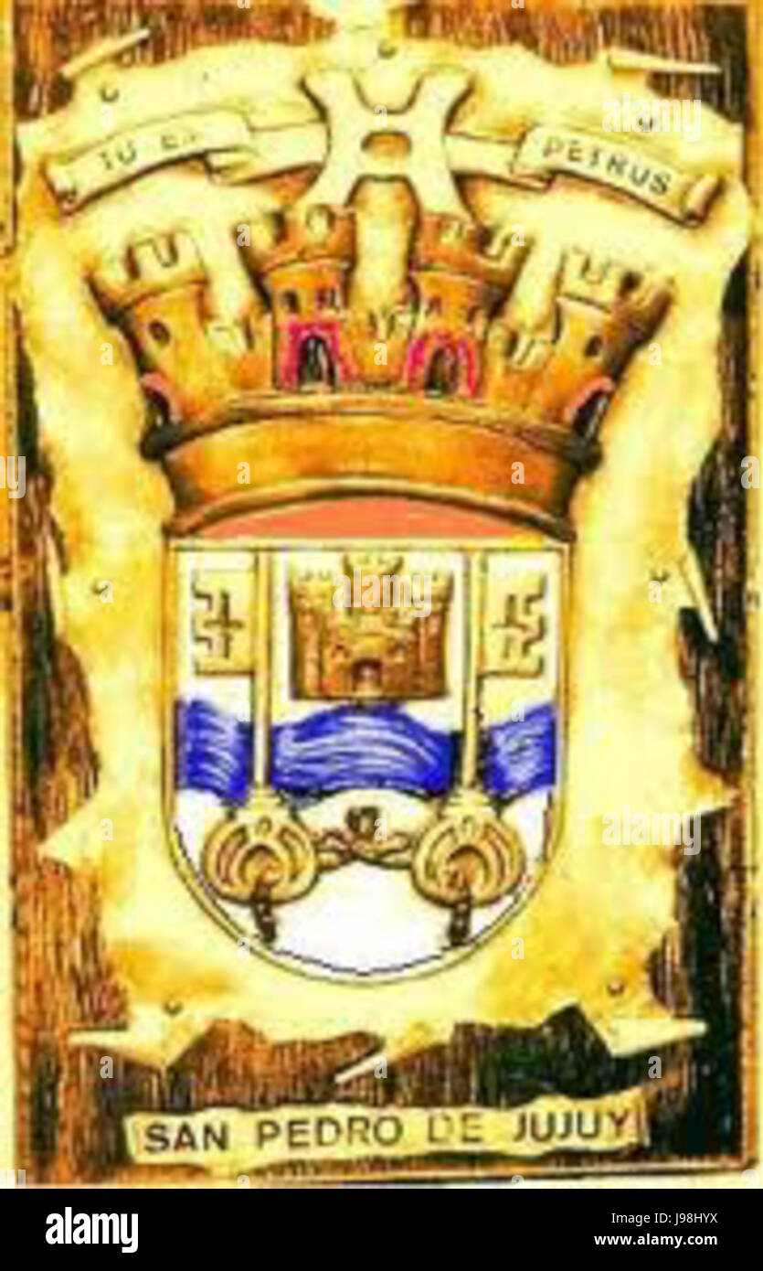 San Pedro Shield Stock Photo - Alamy