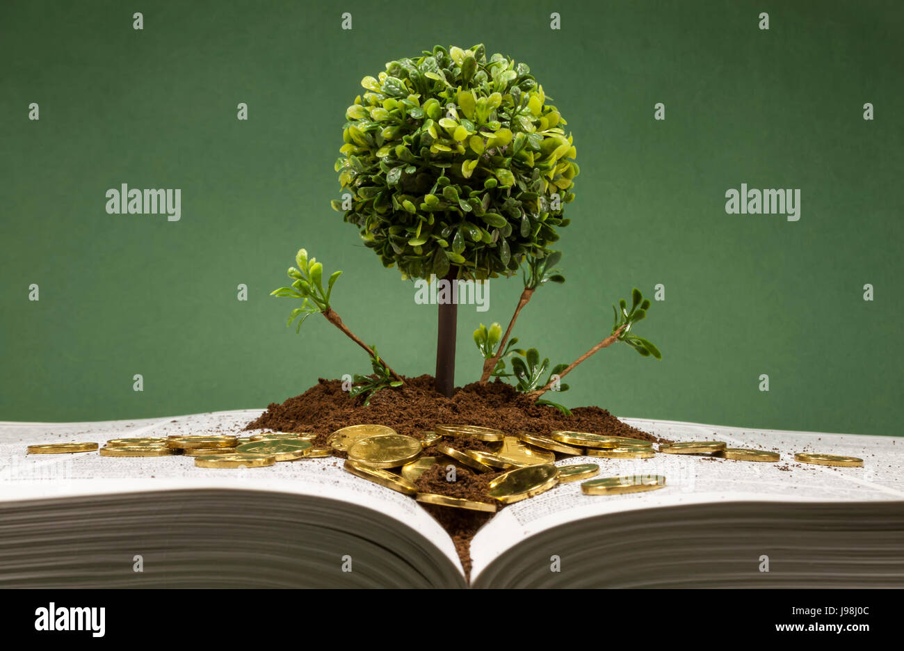 Open book green economy hi-res stock photography and images - Alamy