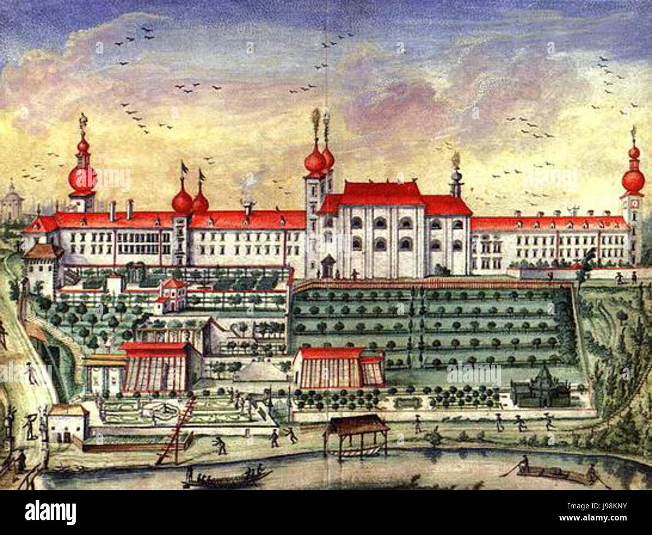 Lambach monastery hi-res stock photography and images - Alamy