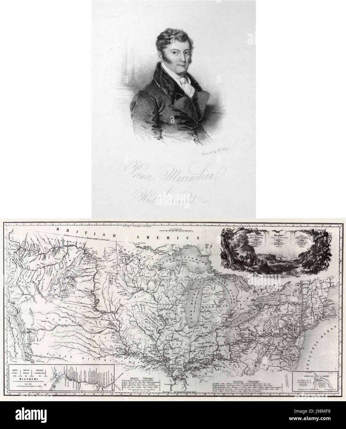 Travels in the Interior of North America 1843 Stock Photo - Alamy