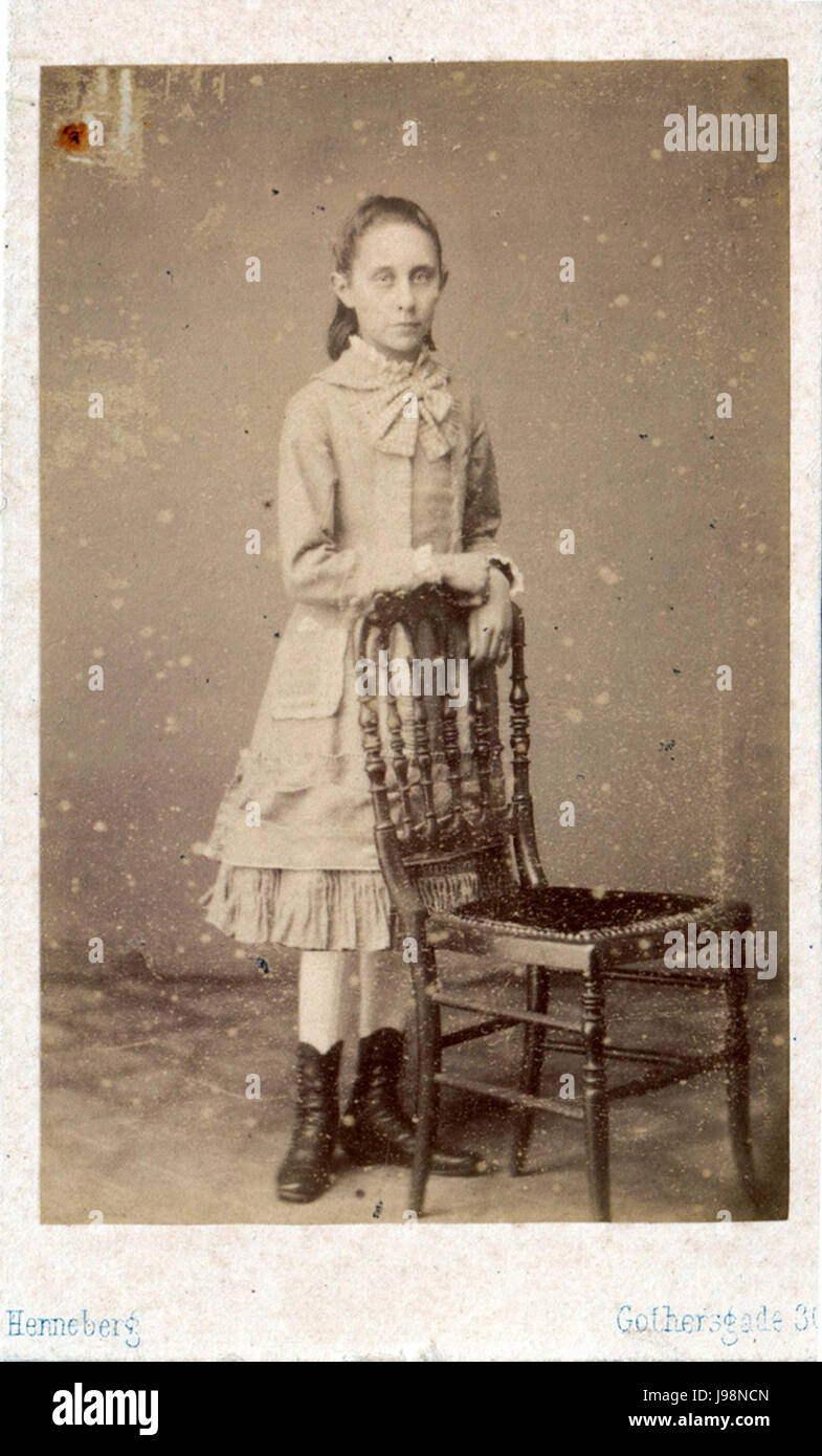 Unknown girl by Henneberg Stock Photo - Alamy