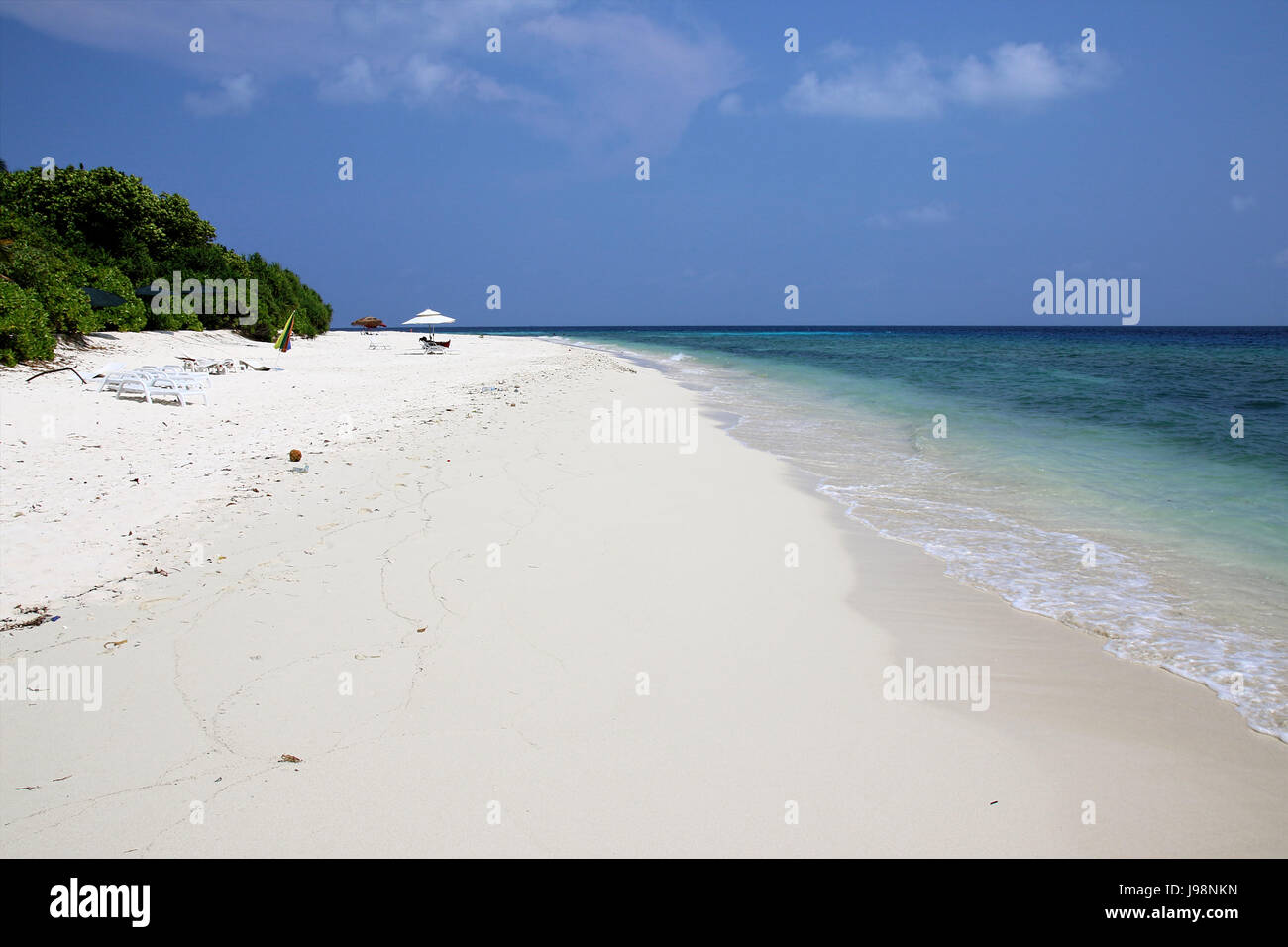 Beautiful beach on Ukulhas at Maldives Stock Photo - Alamy