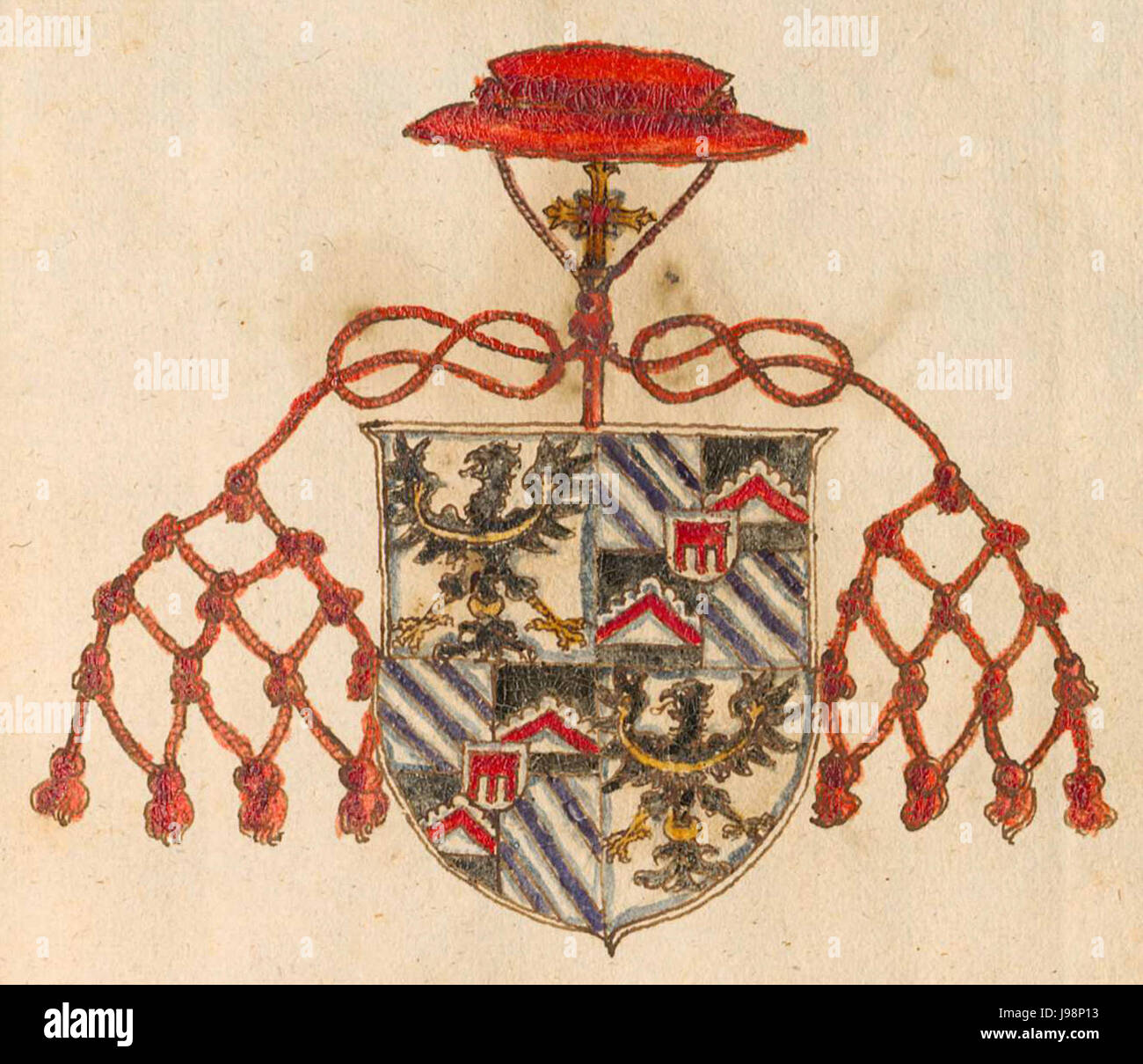 Wappen 1594 BSB cod icon 326 015 crop Stock Photo - Alamy