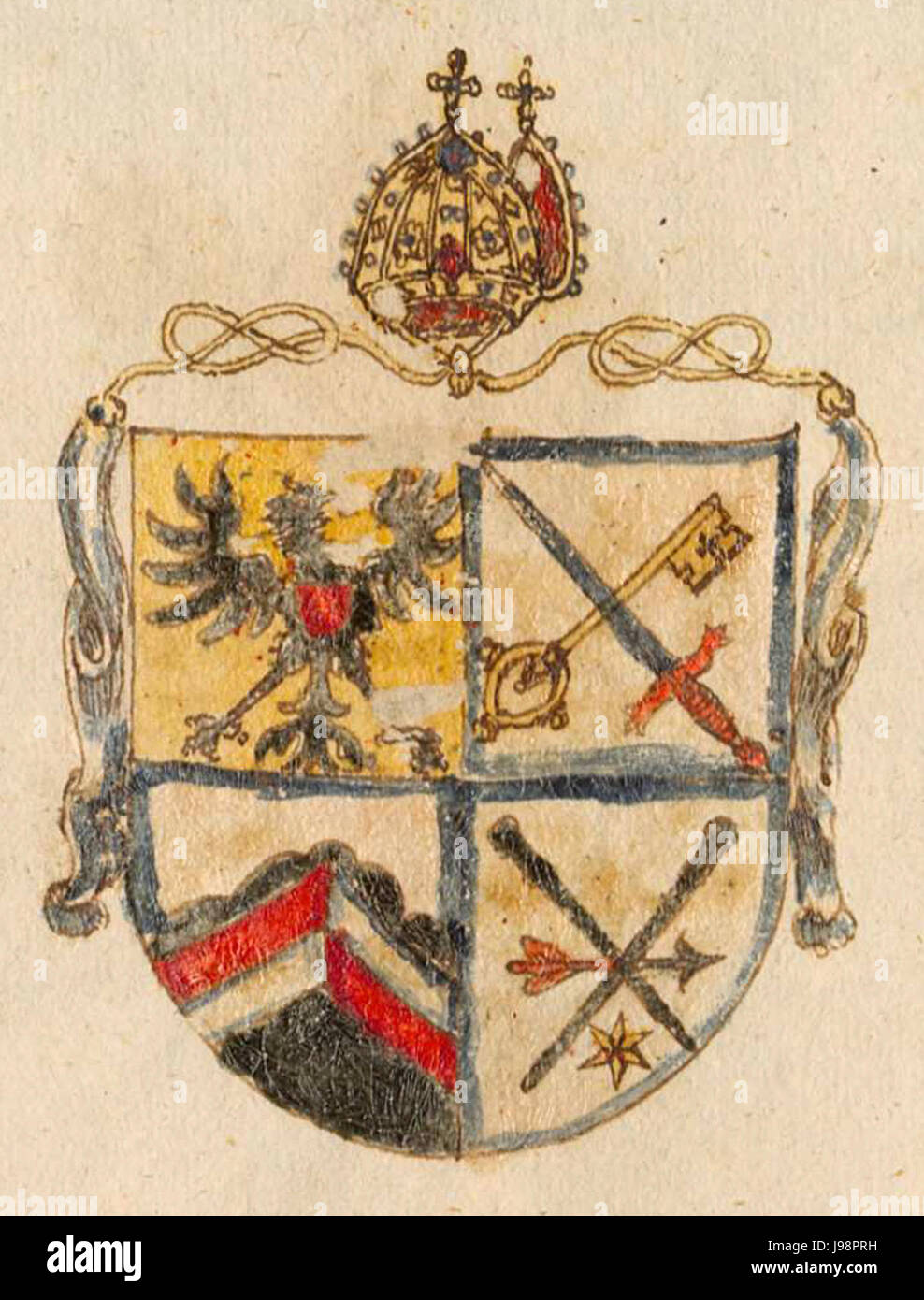 Wappen 1594 BSB cod icon 326 009 crop Stock Photo - Alamy