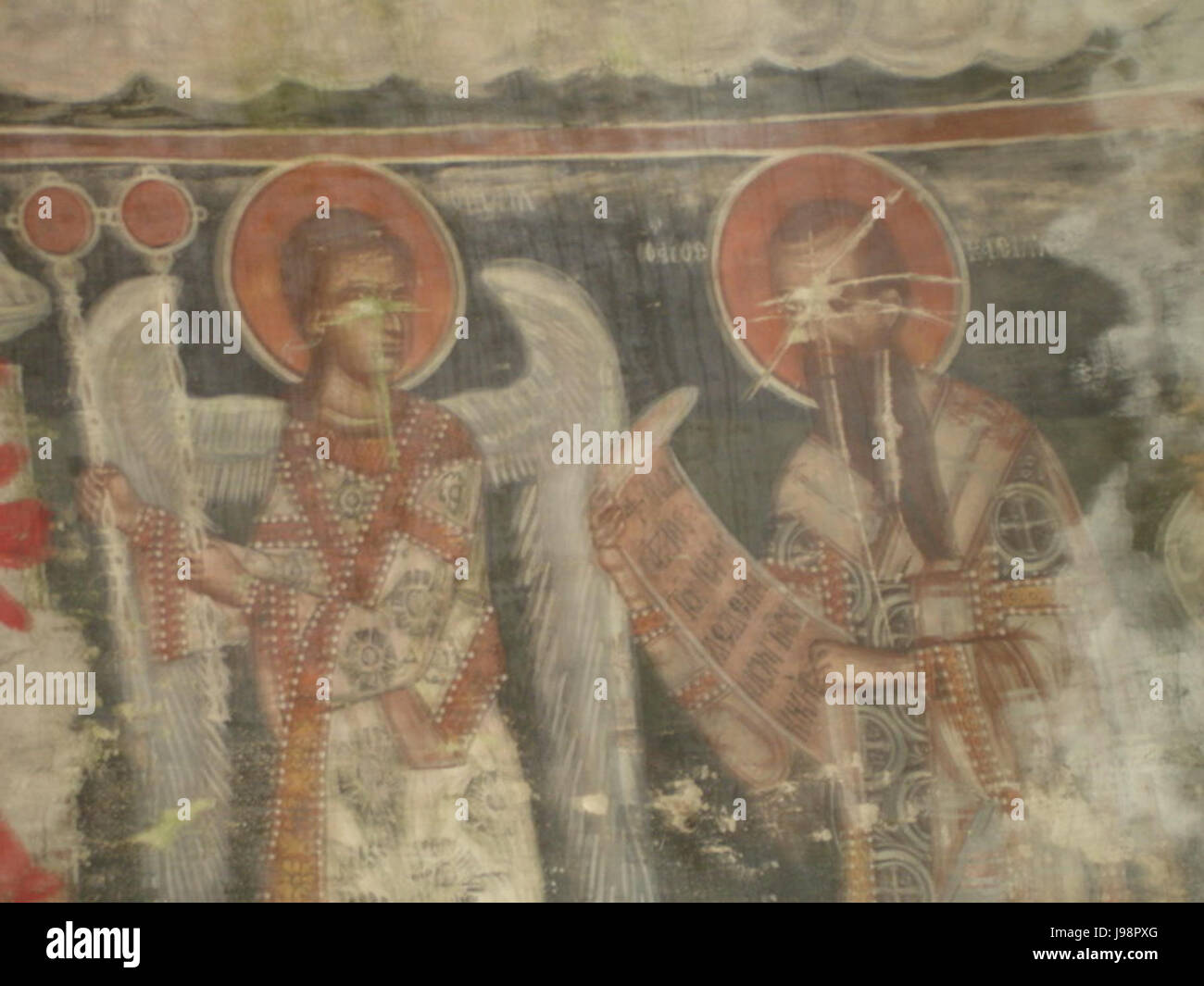 Tranovalto St Mary Church Fresco 5 Stock Photo - Alamy