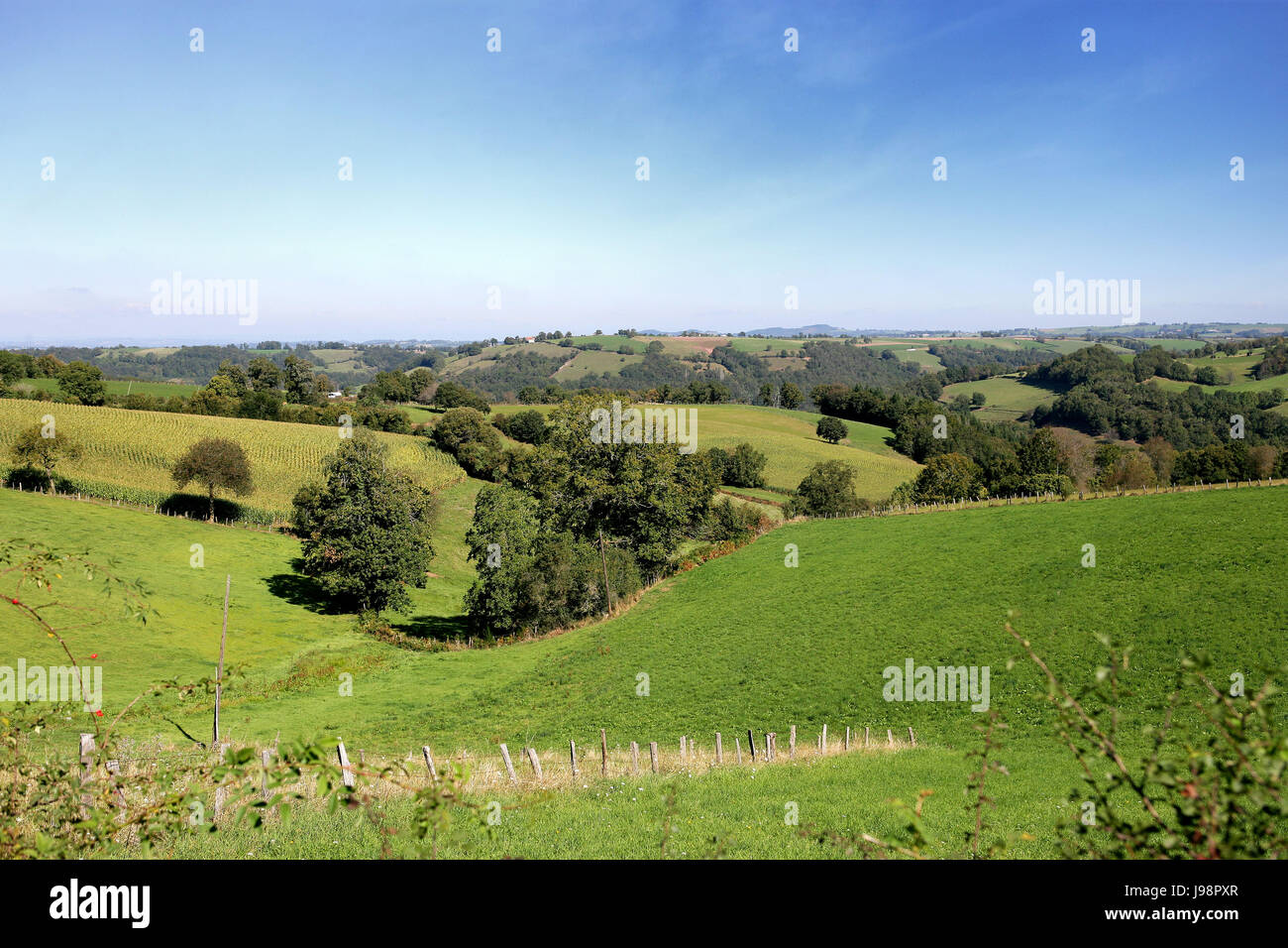 park, cloud, field, horizontal, france, farm, tradition, landscape ...