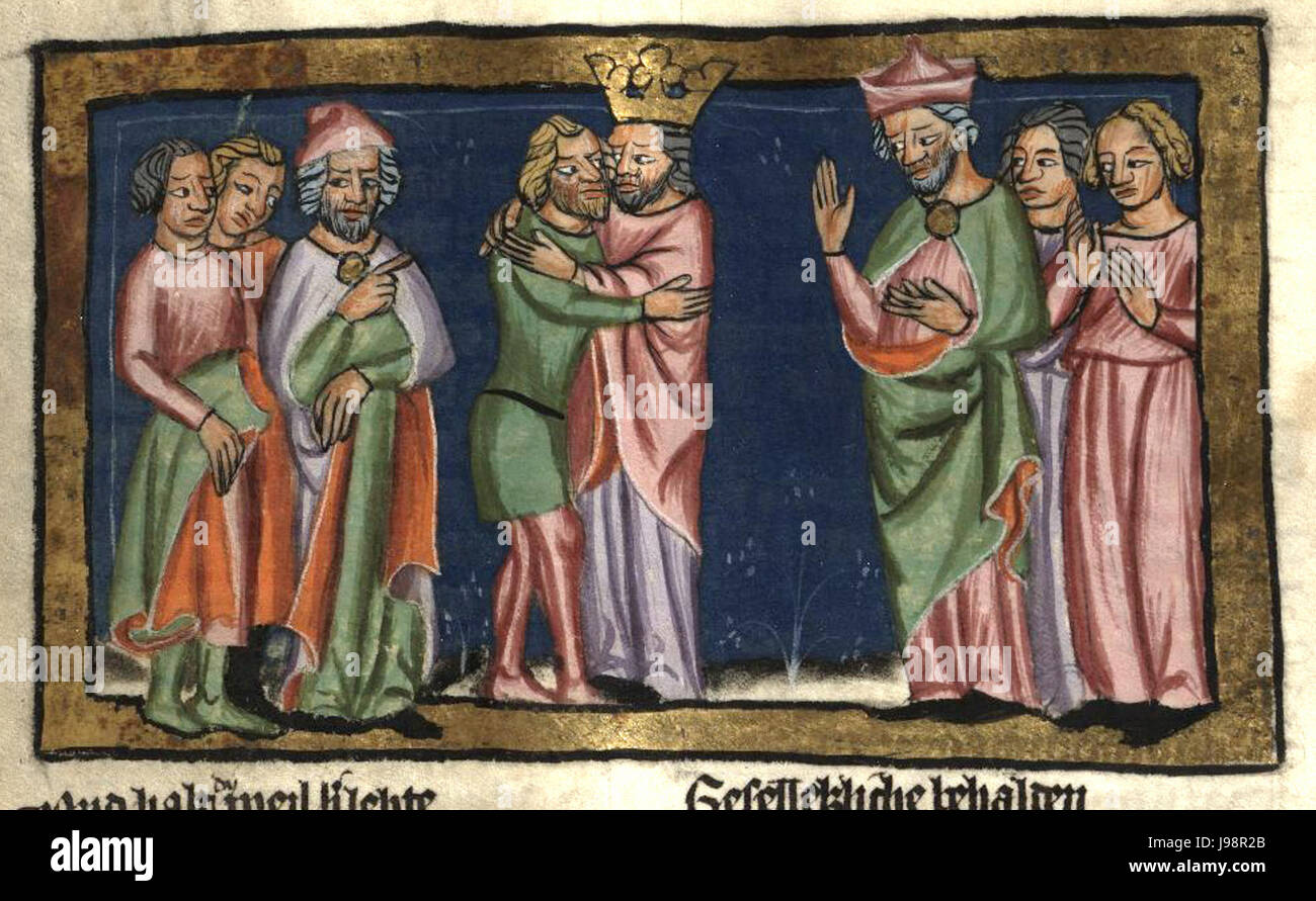 Weltchronik Fulda Aa88 280r detail Stock Photo - Alamy