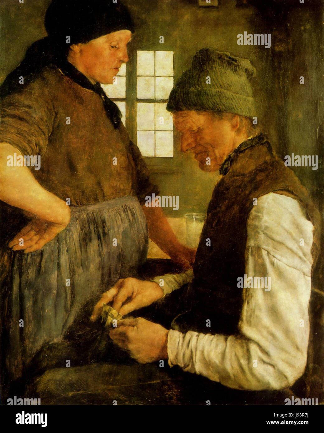 Wilhelm Maria Hubertus Leibl 004 Stock Photo - Alamy