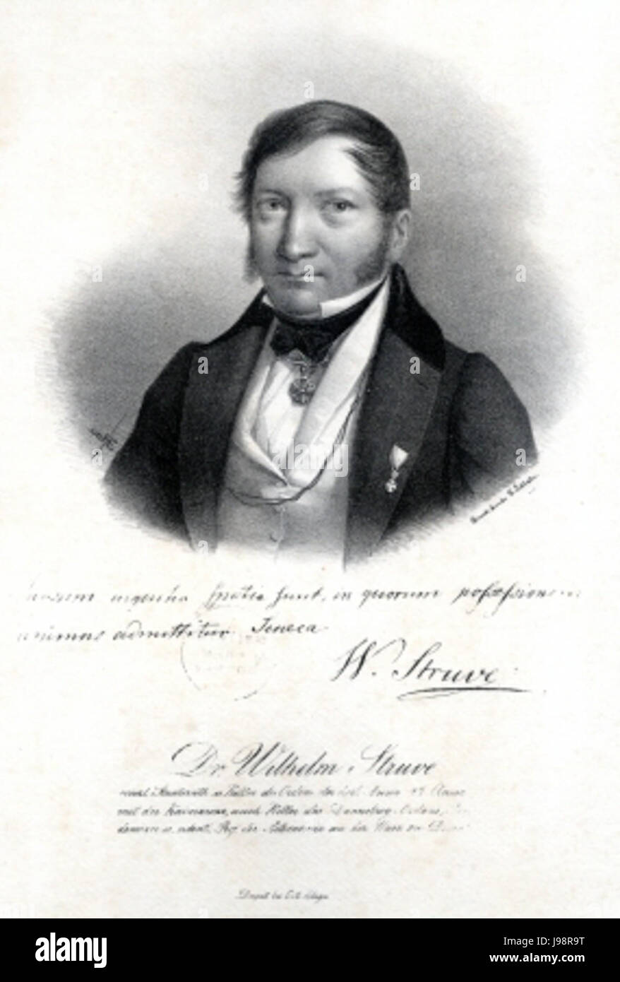 Wilhelm Struve. 1837 Stock Photo - Alamy