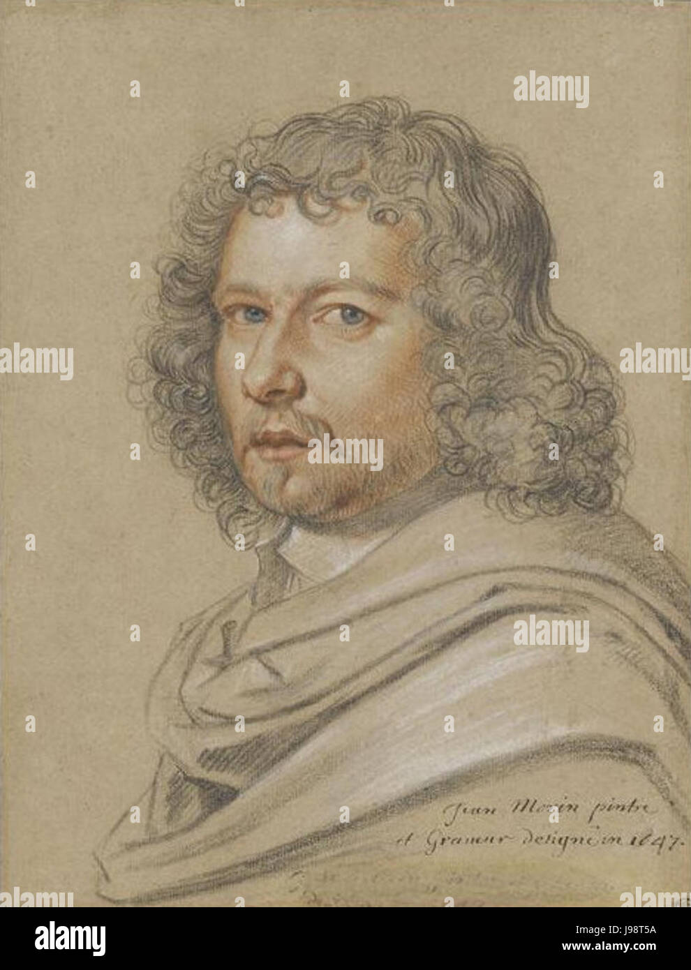 Portrait of French engraver Jean Morin Plattemontagne Stock Photo - Alamy