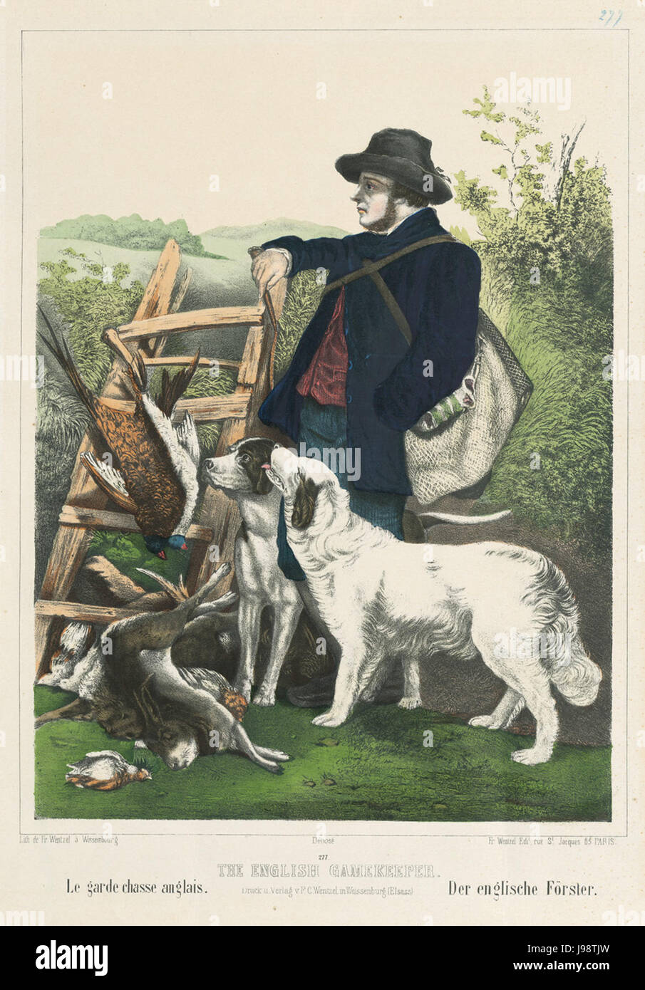 The English Gamekeeper Stock Photo - Alamy