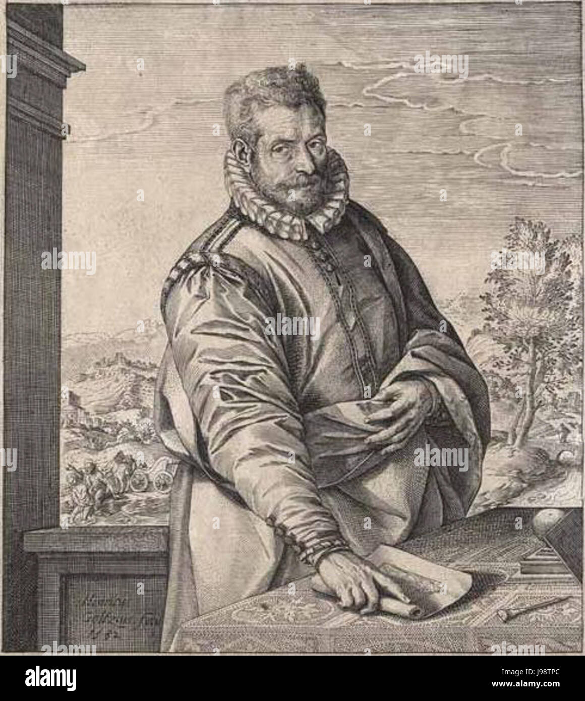 Portrait of Philips Galle 002 Stock Photo - Alamy