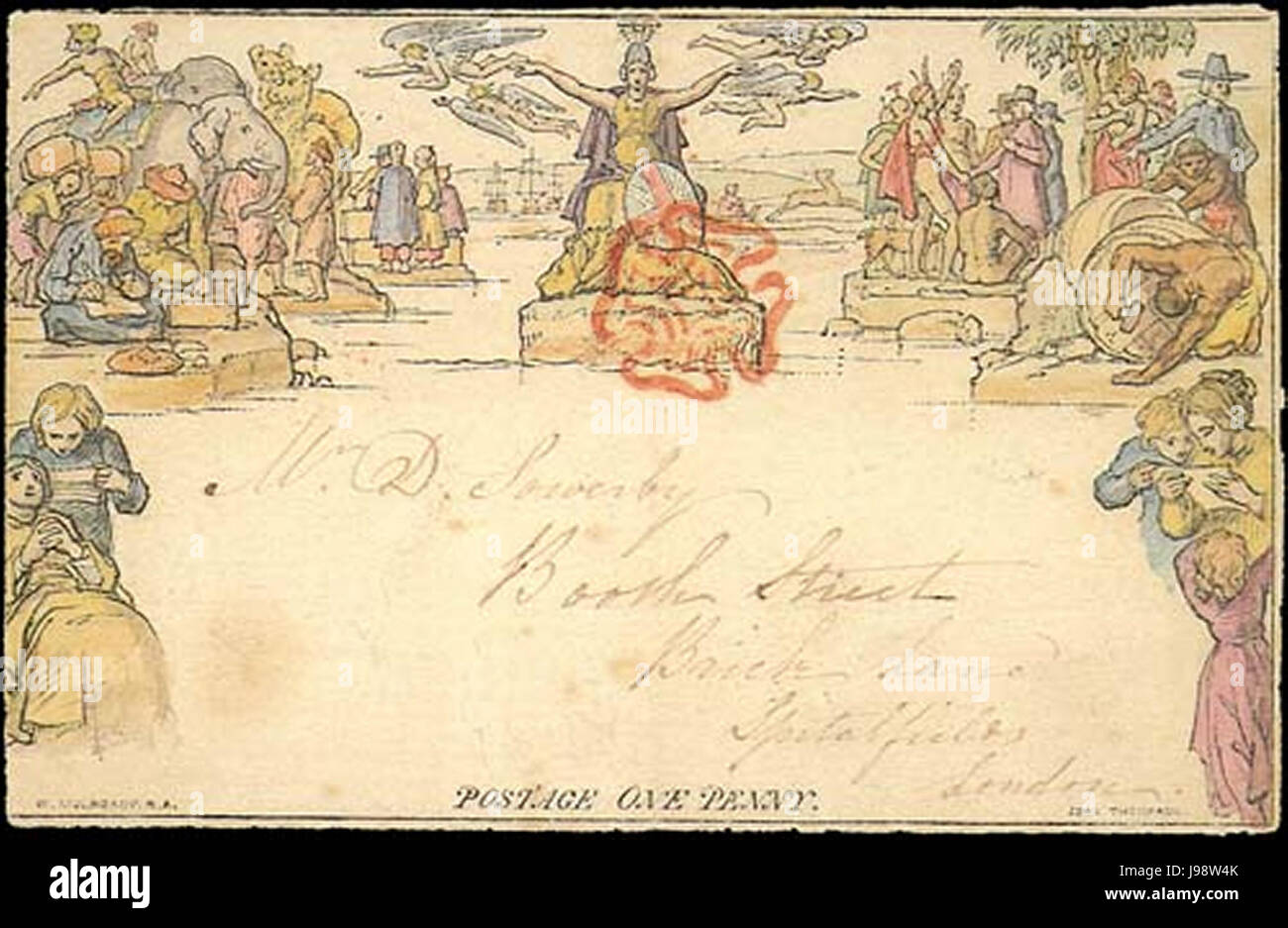 Mulready Envelope High Resolution Stock Photography and Images - Alamy