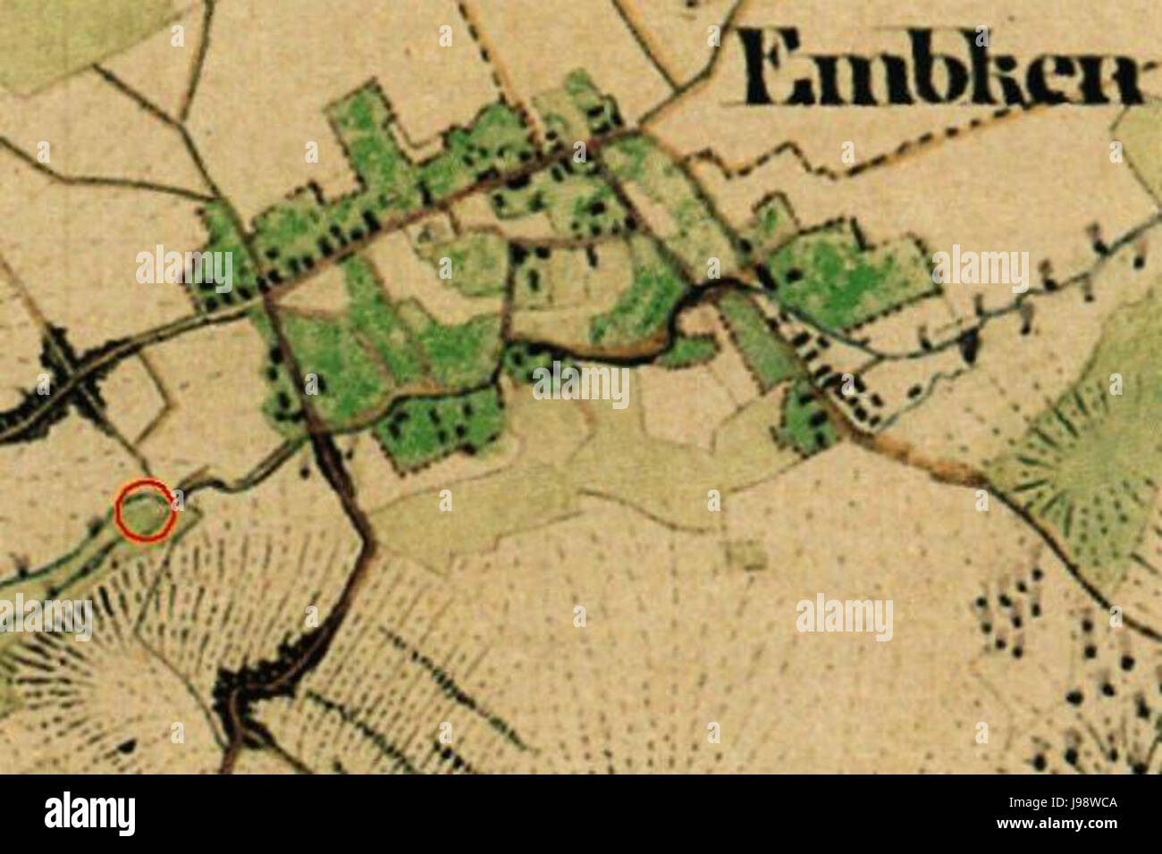 Nr. 24 Urkataster Embken Stock Photo - Alamy