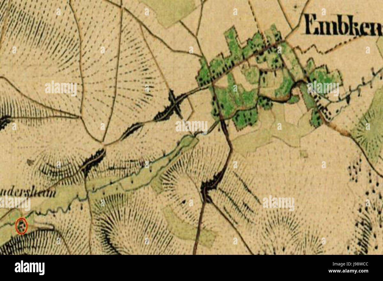 Nr. 25 Urkataster Embken Stock Photo - Alamy