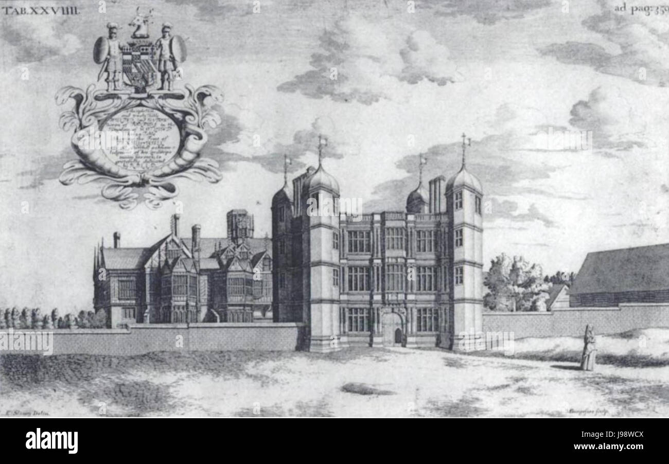 Tixall Hall and Gatehouse (1686 Stock Photo - Alamy