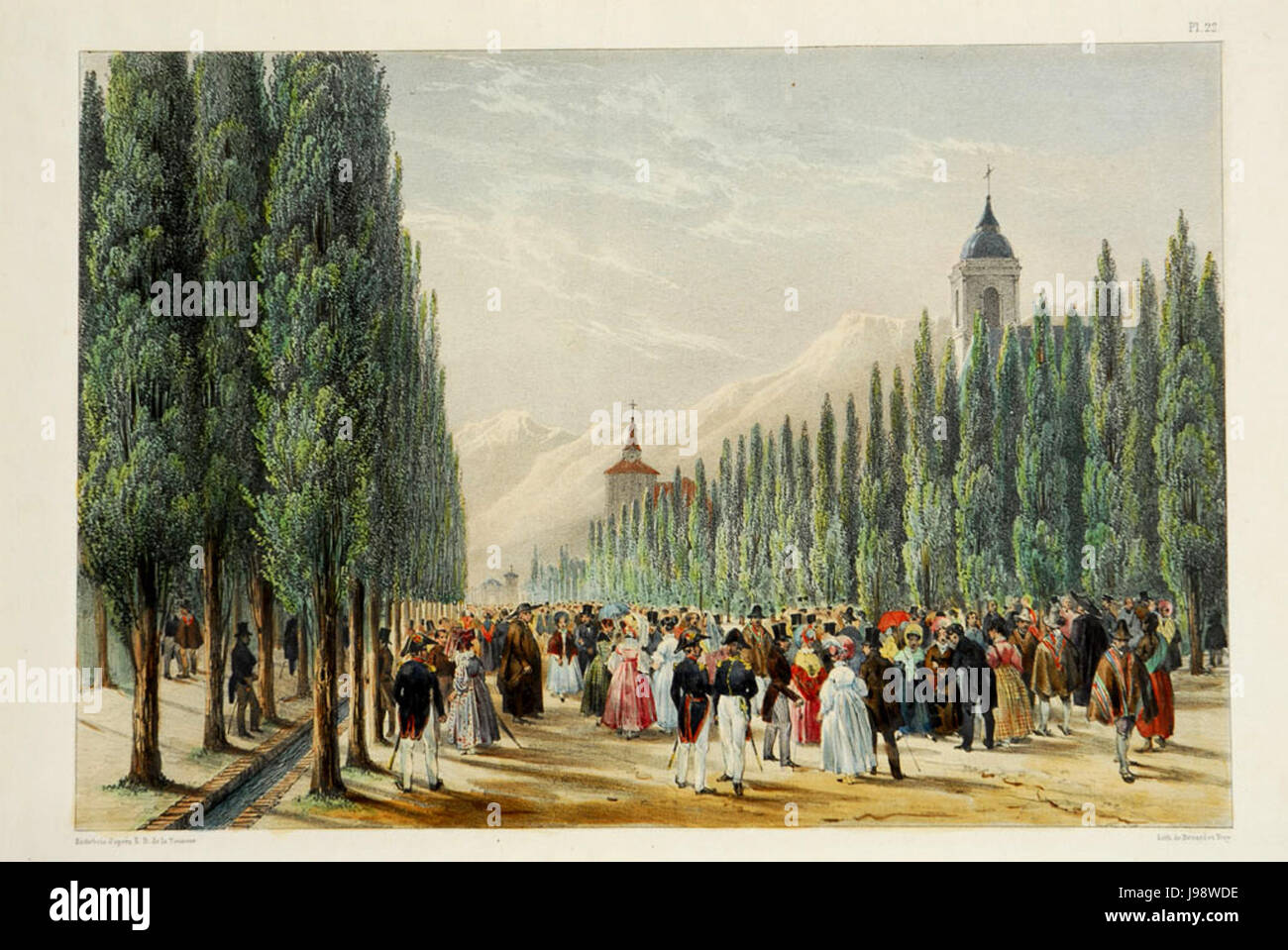 Santiago de Chile La ca%%%%C3%%%%B1ada Stock Photo - Alamy