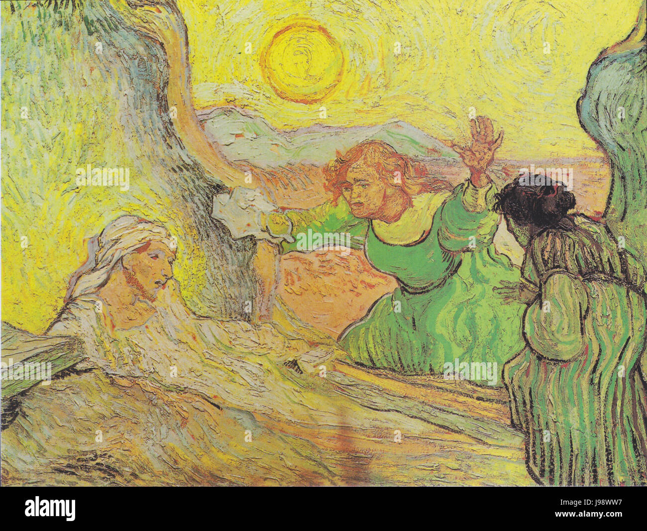 Van Gogh Die Auferweckung des Lazerus (nach Rembrandt Stock Photo - Alamy