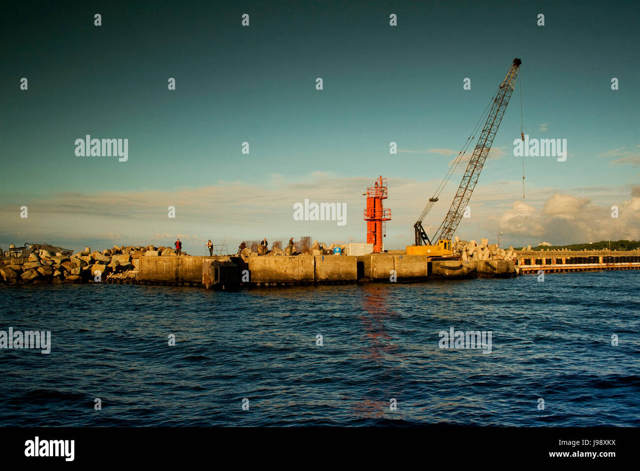 industry, dock, style of construction, architecture, architectural ...