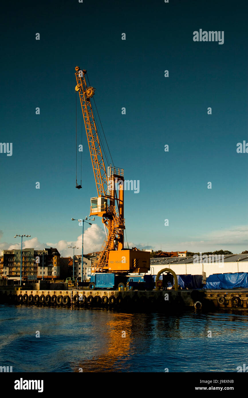 industry, dock, style of construction, architecture, architectural ...