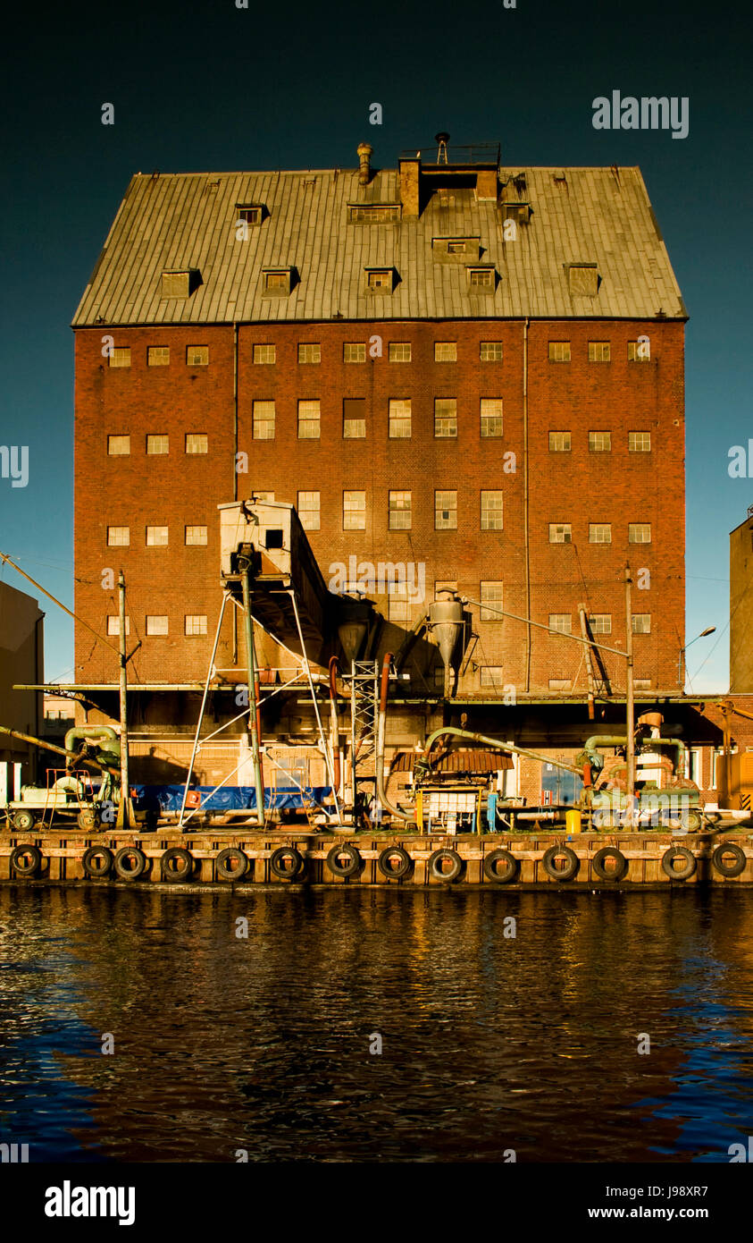 industry, dock, style of construction, architecture, architectural ...