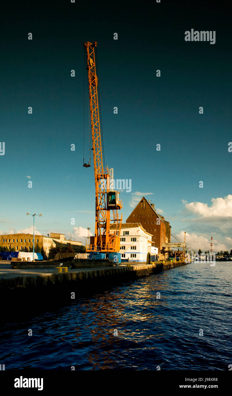 industry, dock, style of construction, architecture, architectural ...