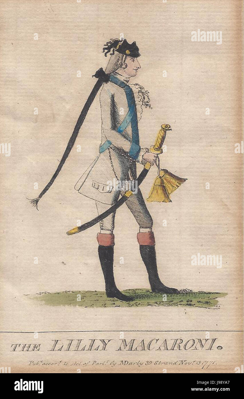 The Lilly Macaroni Stock Photo - Alamy