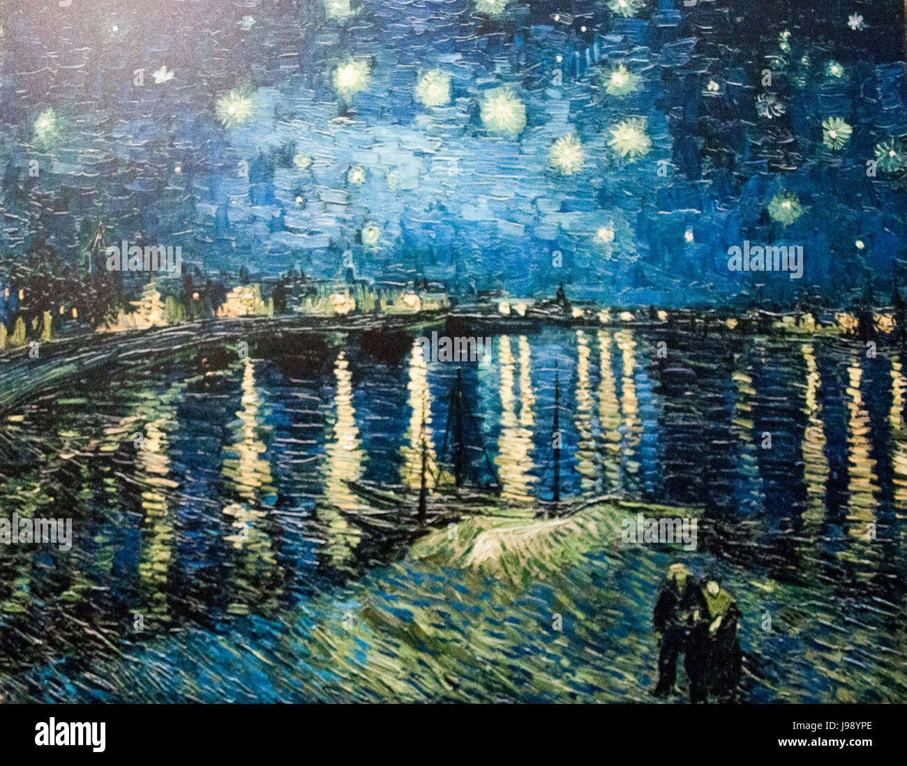 Starry Night over the Rhone (JH 1592) My Dream Stock Photo - Alamy