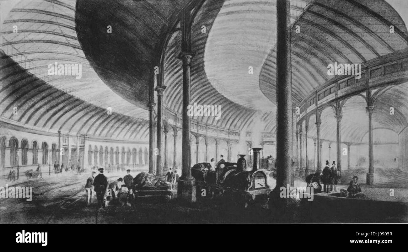 Newcastle Central Station (1850 Stock Photo - Alamy