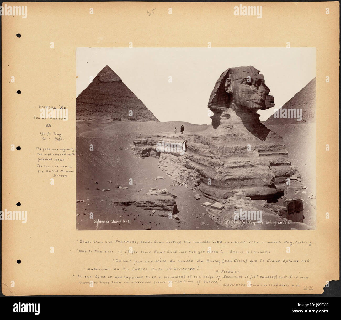 Sphinx by Boston Public Library Stock Photo - Alamy