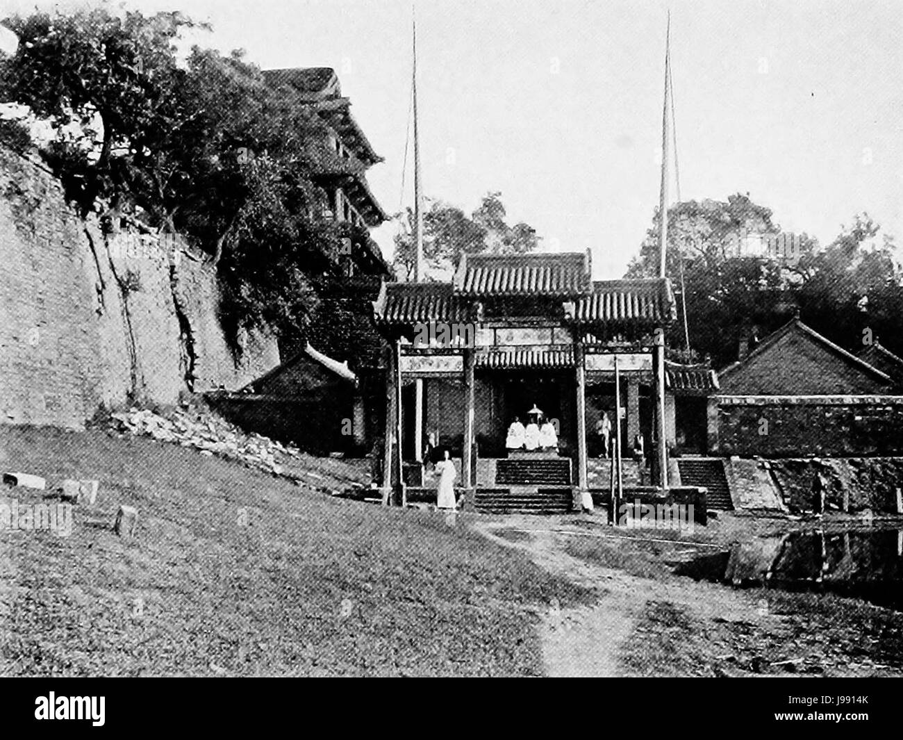 The Temple of the Fox, Mukden Stock Photo - Alamy