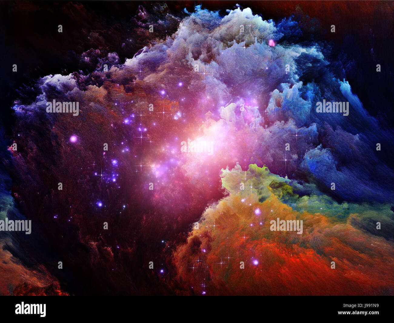 blue, art, composition, colour, dream, fantasy, purple, imagination ...