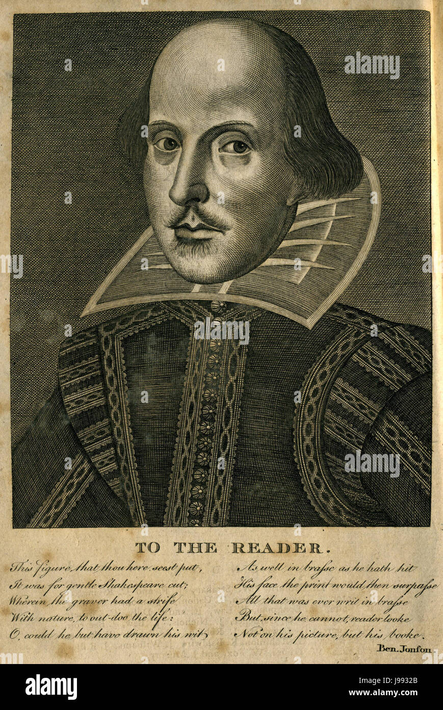 Shakespeare engraving 1787 Stock Photo - Alamy