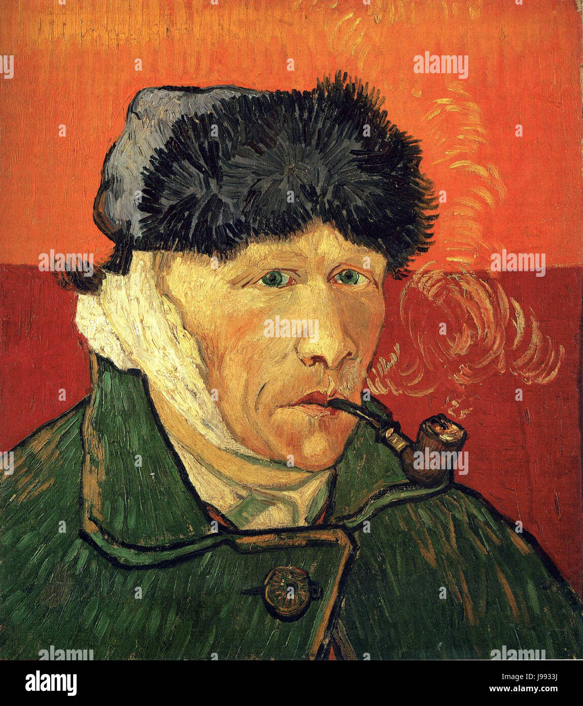 Vincent van Gogh Self portrait with bandaged ear F529 Stock Photo - Alamy