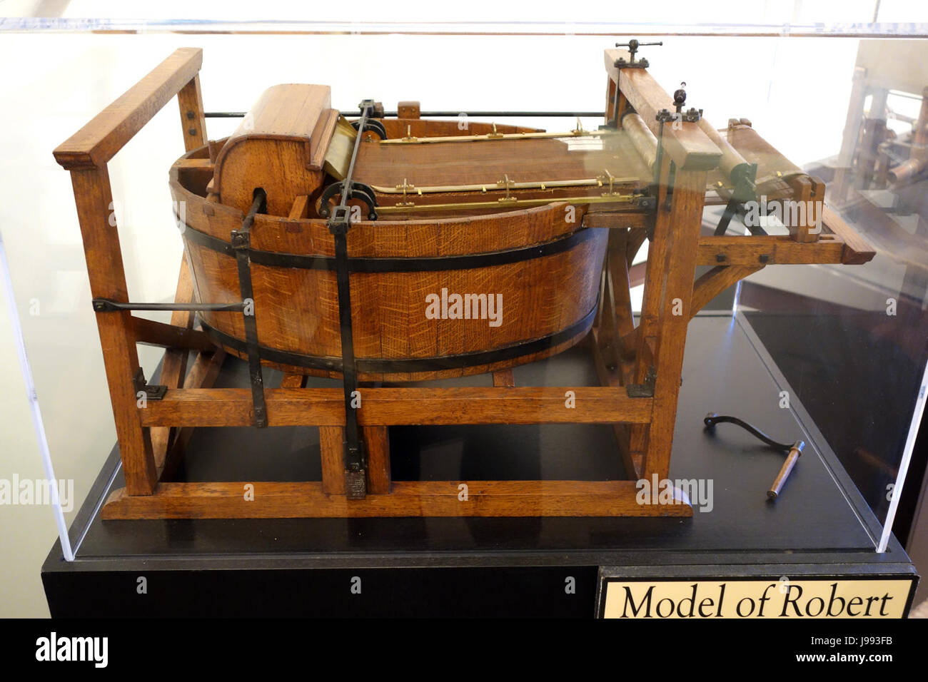 Robert Paper Machine, model, invented by Nicholas Louis Robert, 1798 ...